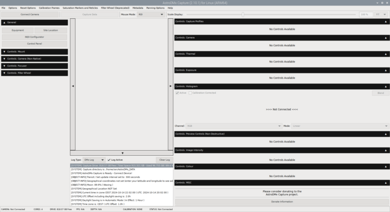 Installing AstroDMx on a Raspberry Pi 5 - ASTROISK