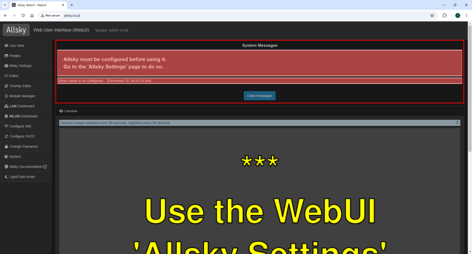 Install Allsky on a Raspberry Pi 5 – ASTROISK